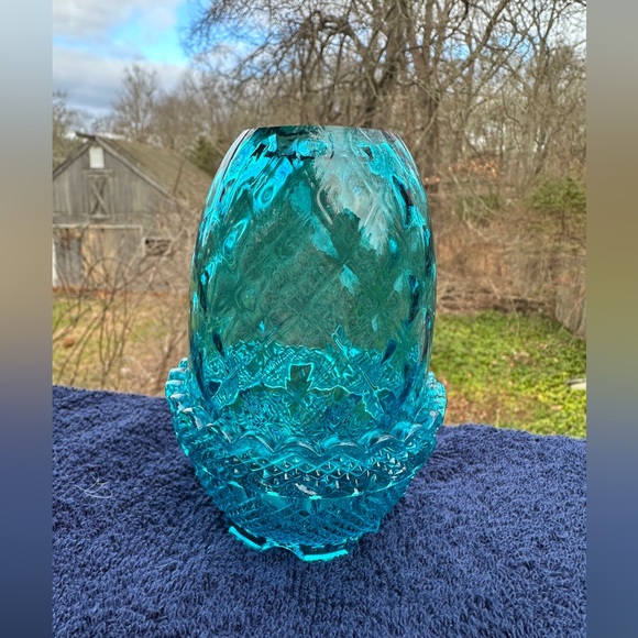 Fenton | Art | Fenton 2 Piece Blue Fairy Light | Poshmark